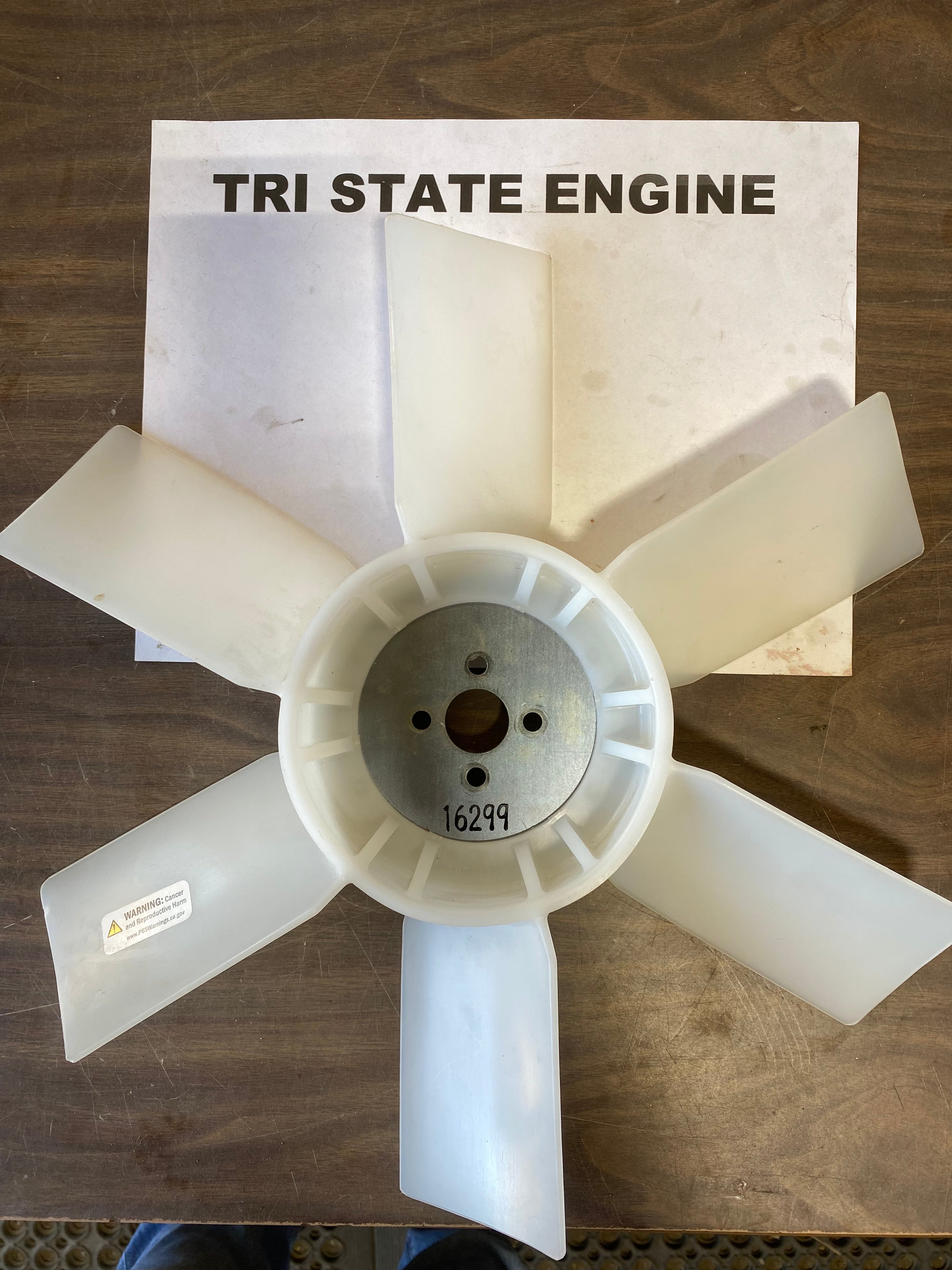 KUBOTA Engine Pusher Fan 16299-74110 OEM 370mm – Tri State Engine Service