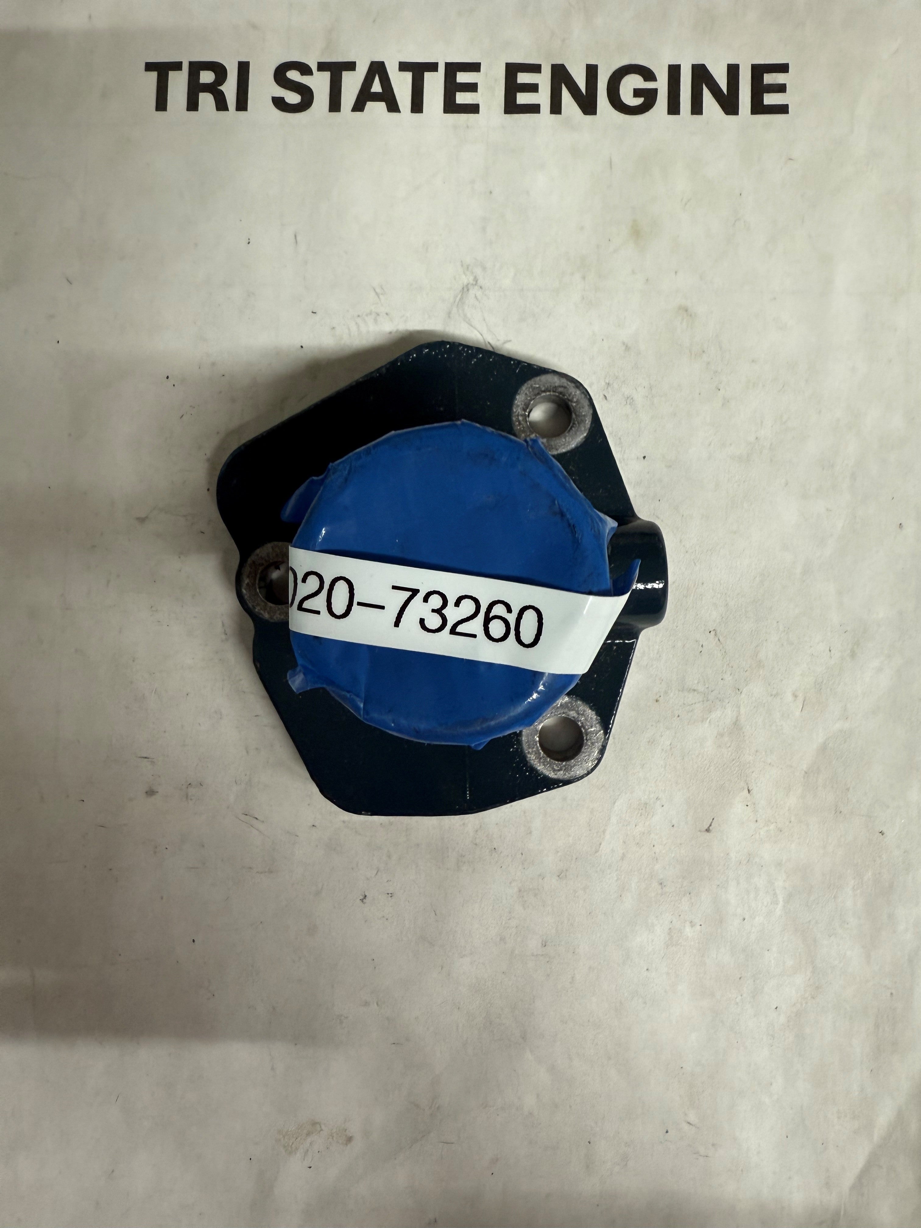 OEM KUBOTA THERMOSTAT HOUSING COVER 1C020-73260 V3300 V3600 ENGINES ...