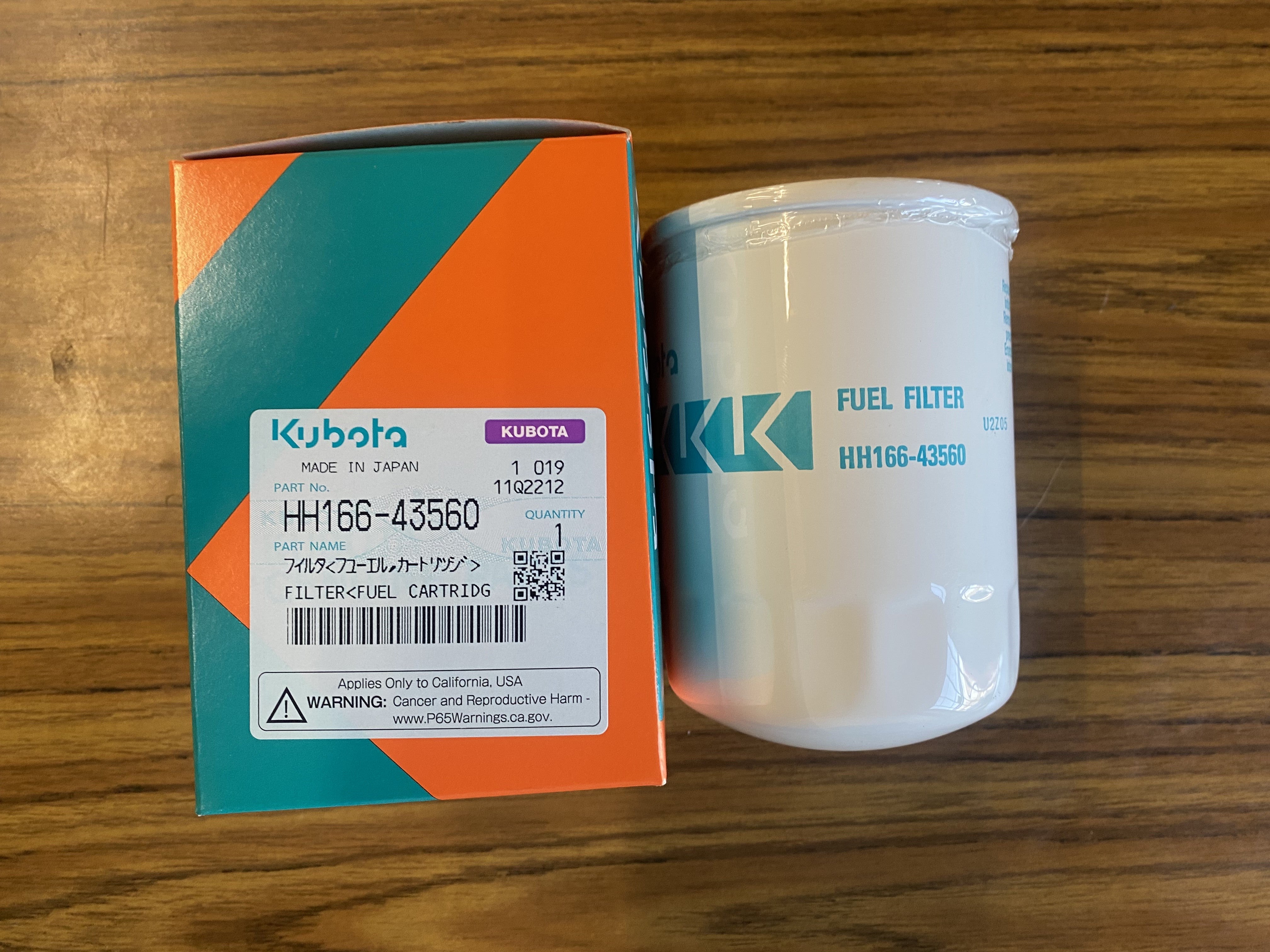 Kubota OEM Fuel Filter HH166-43560 – Tri State Engine Service
